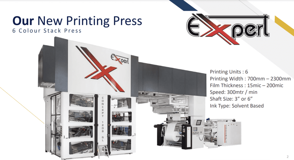 Polystar Plastic Welcomes New Printing and Slitting Tech